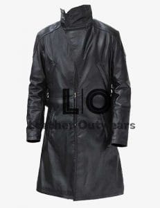 Blade Runner 2049 Ryan Gosling Leather Fur Coat - Leather Outwears