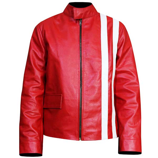 Elvis Presley Speedway Red Leather Jacket - Leather Outwears