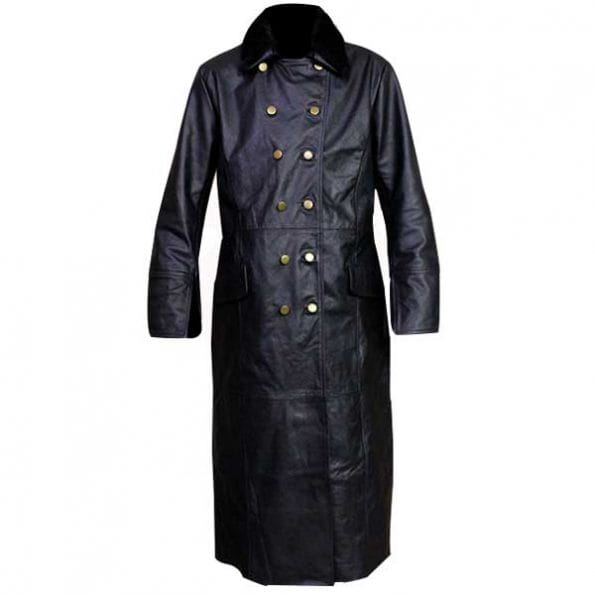 WW2 German Waffen SS Elite Military Officers Leather Coat - Leather ...