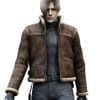 RESIDENT EVIL 4 LEON SCOTT KENNEDY LEATHER JACKET - Leather Outwears