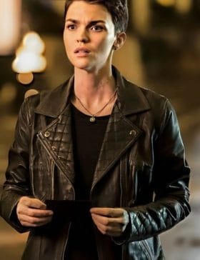 Batwoman Ruby Rose (Kate Kane) Black Leather Jacket - Leather Outwears