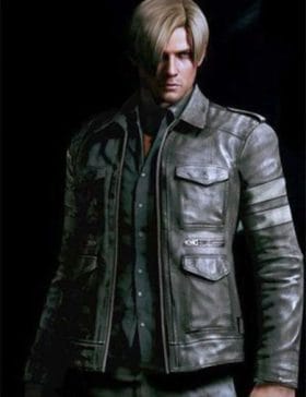 Resident Evil 6 Matthew Mercer (Leon S. Kennedy) Leather Jacket ...