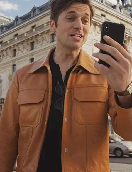 Emily in Paris S03 Lucas Bravo Jacket | Gabriel Brown Jacket